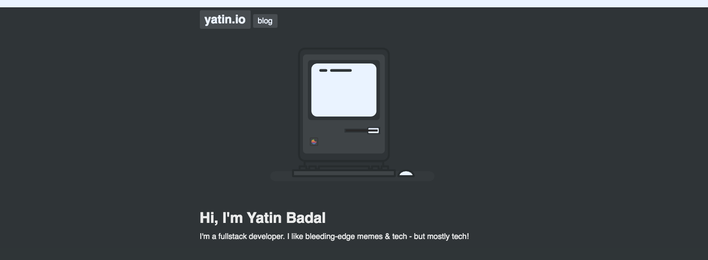 Yatin Badal | yatin.io